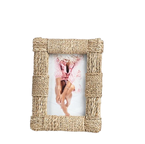 Abaca Rope Frame 4x6 – Sugarwood Interiors